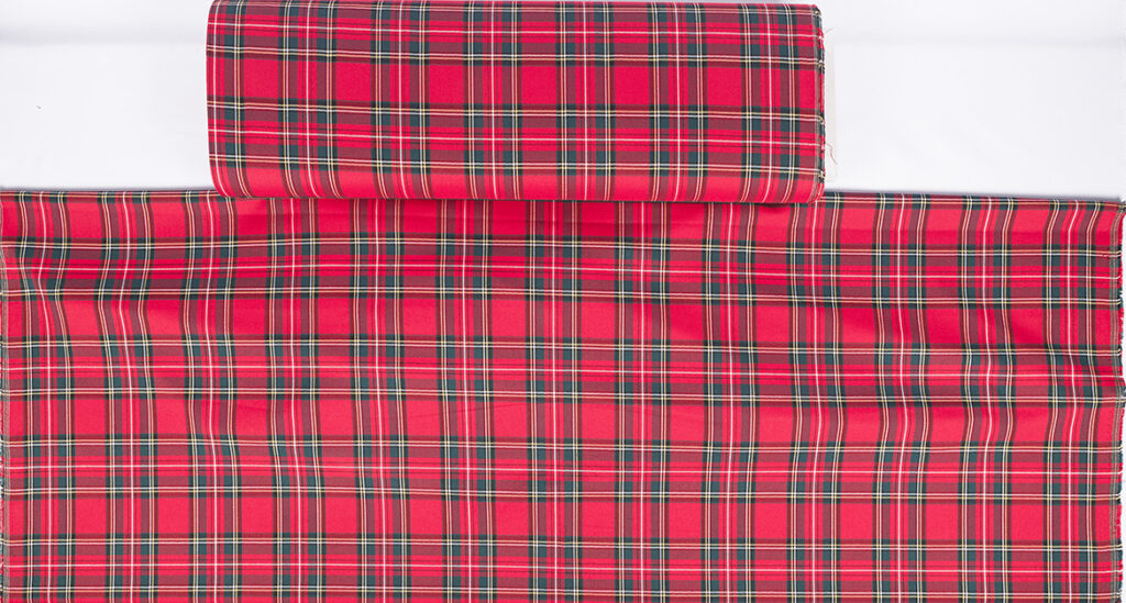 Cuadro escocés rojos - Telas Vicente - Córdoba - Telas y complementos