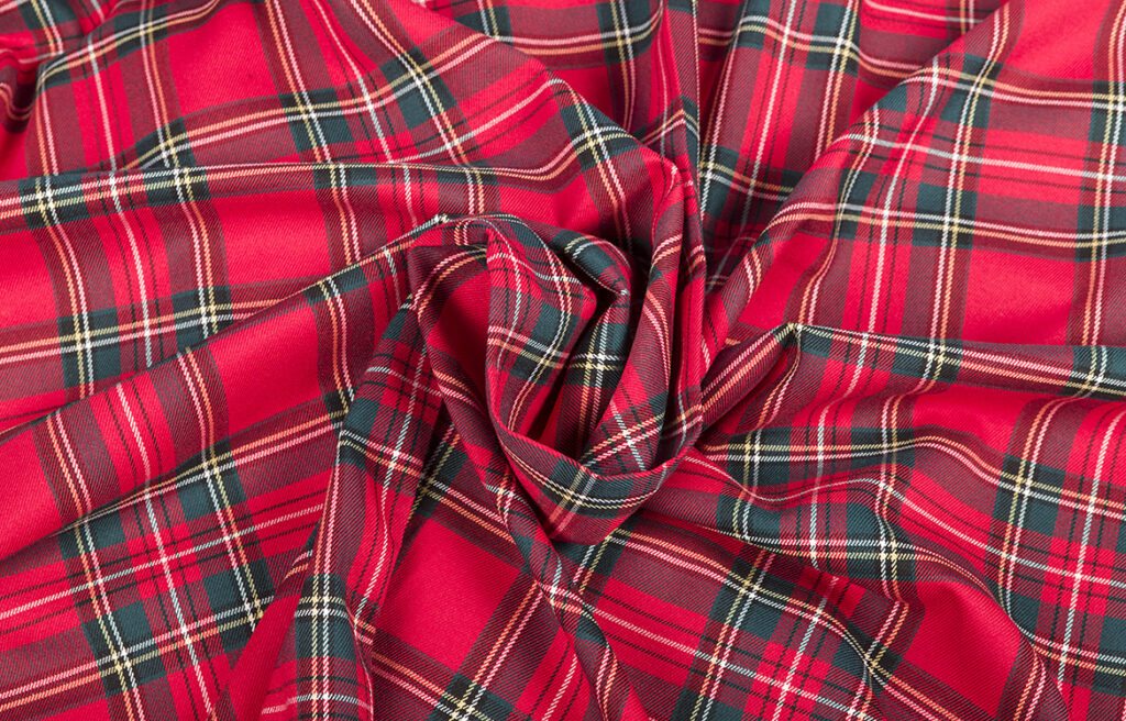 Cuadro escocés rojos - Telas Vicente - Córdoba - Telas y complementos